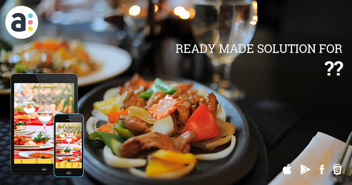 Make your own Food and Beverage Mobile App